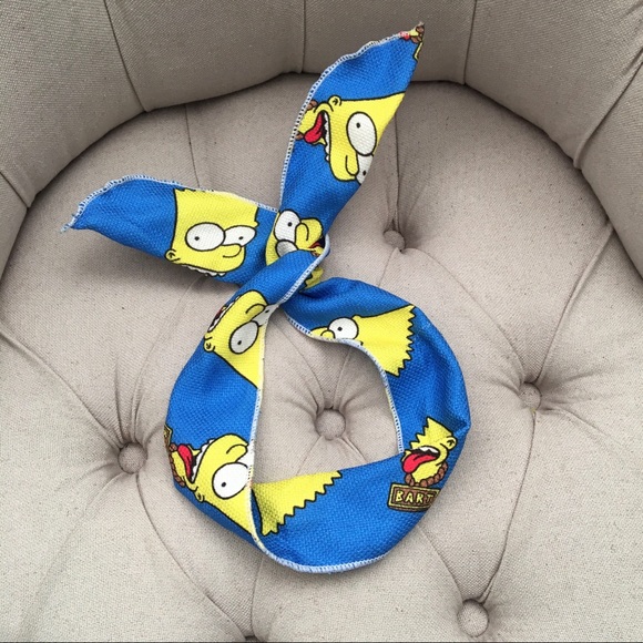 Accessories | New Simpsons Bart Bendable Hair Tie Wire Wrap Headband ...